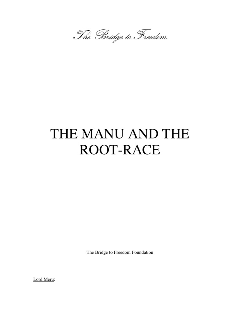 Retreat 1.-The Manu and The Root Race | PDF | Ascended Master | Soul