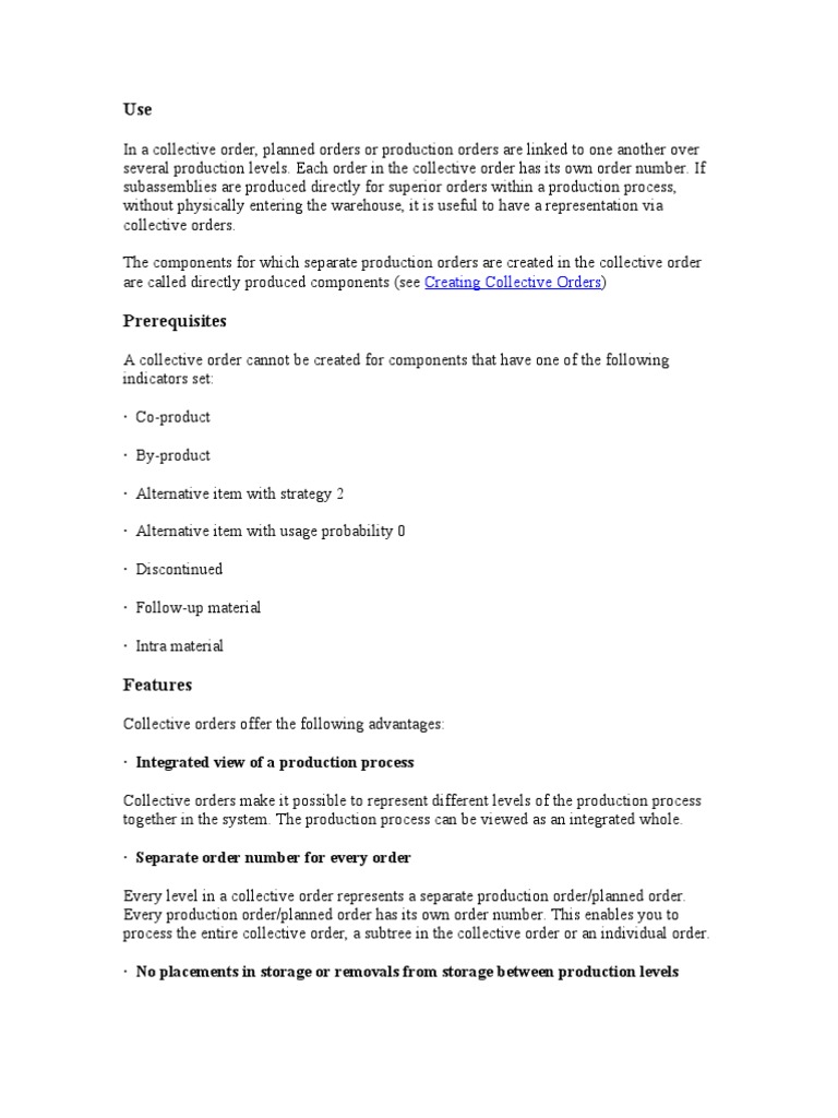 An Introduction to Collective Orders: Understanding the Concept and ...