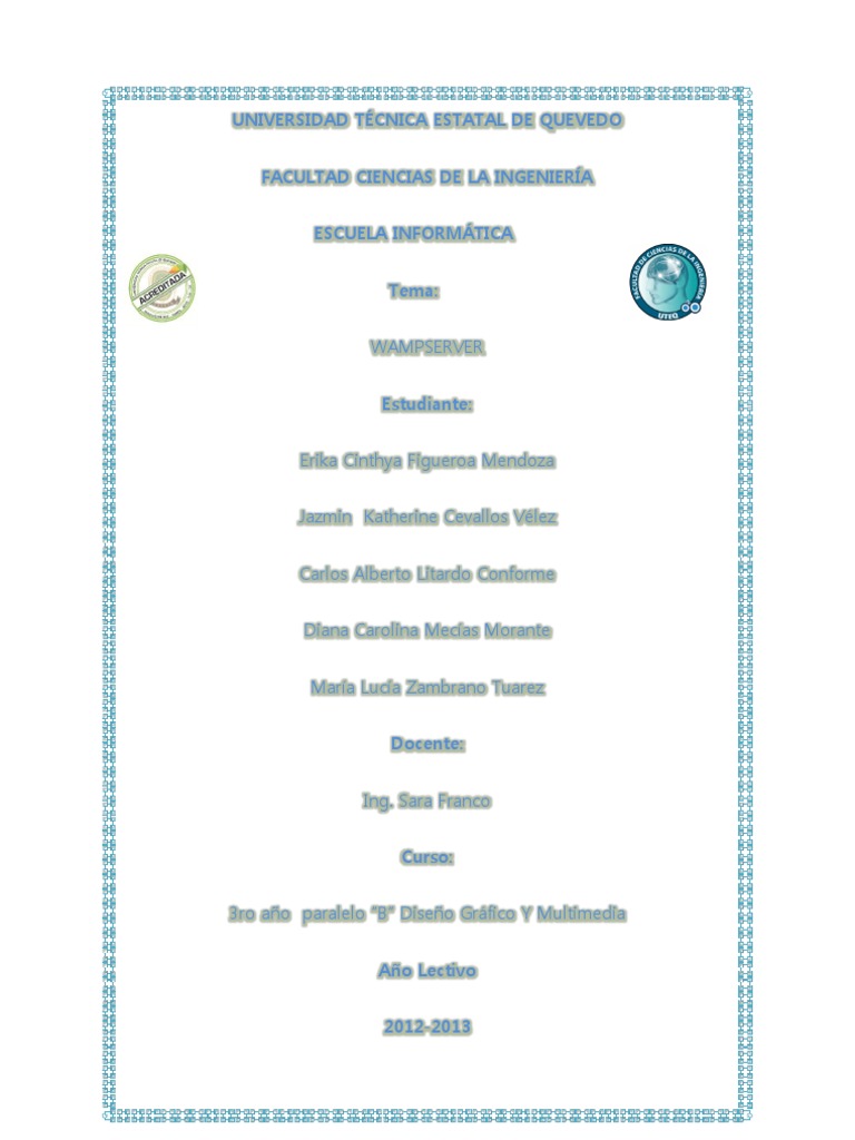 Instalación y Uso de WampServer | PDF | Php | Servidor HTTP Apache