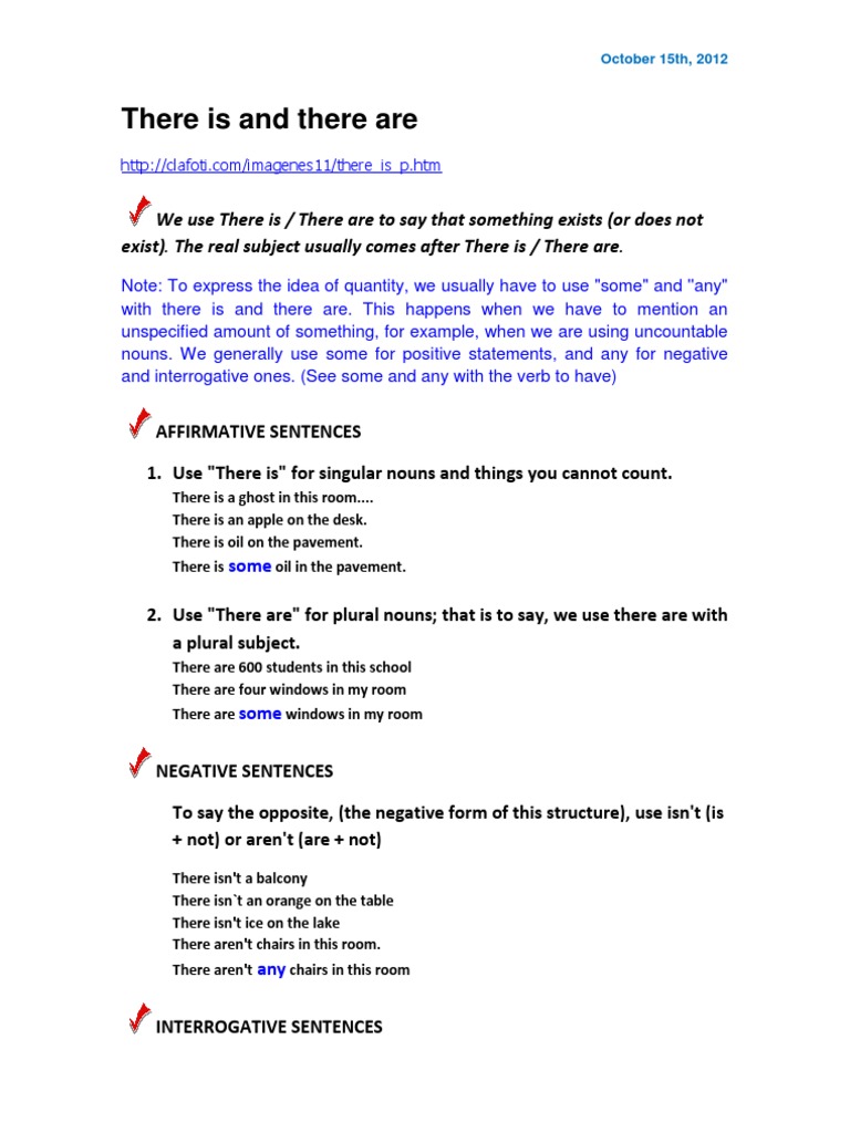 Mastering "There Is/Are" Exercises | PDF | Noun | Linguistic Morphology