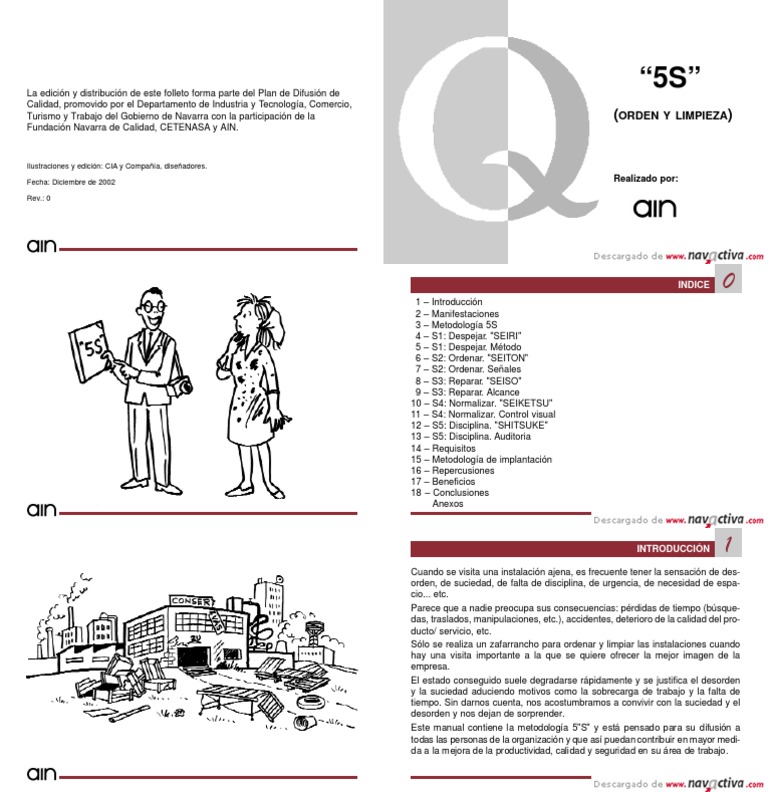 5S Manual | PDF | Calidad (comercial) | Inventario