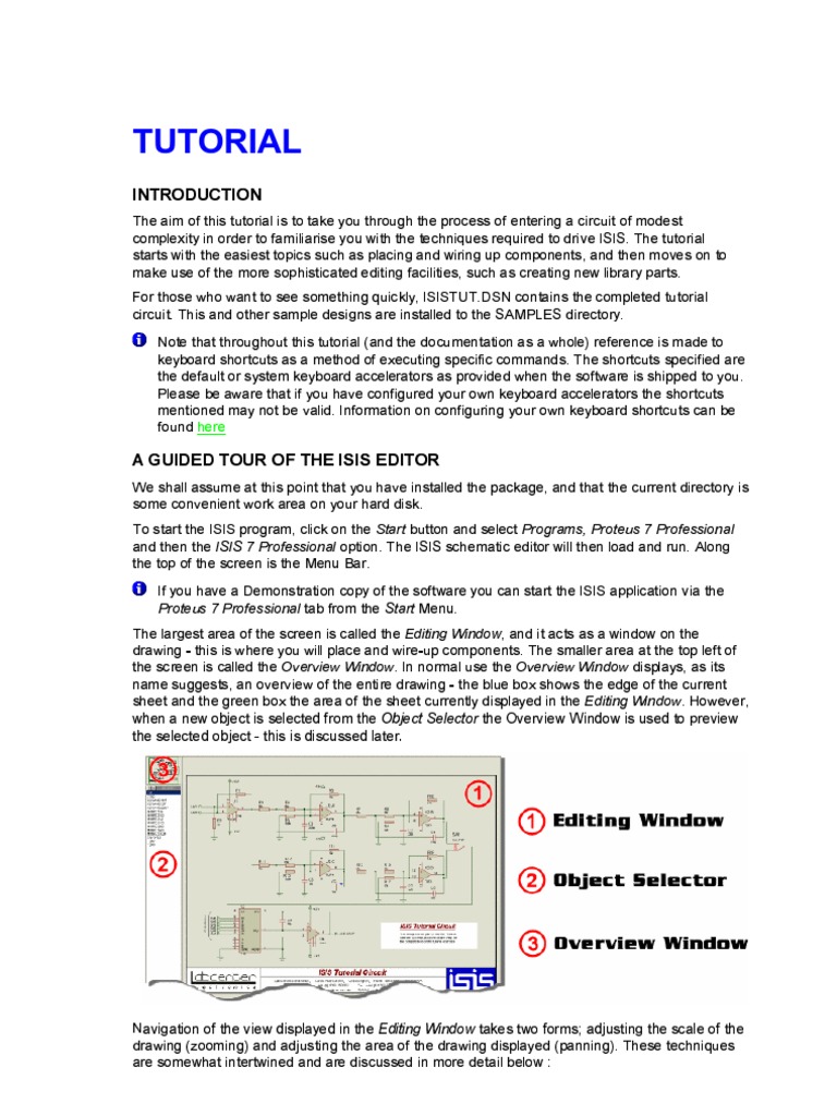 Proteus Isis7 Tutorial | PDF