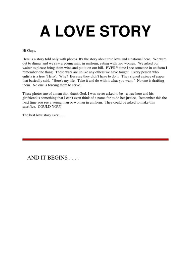 A Love Story | PDF