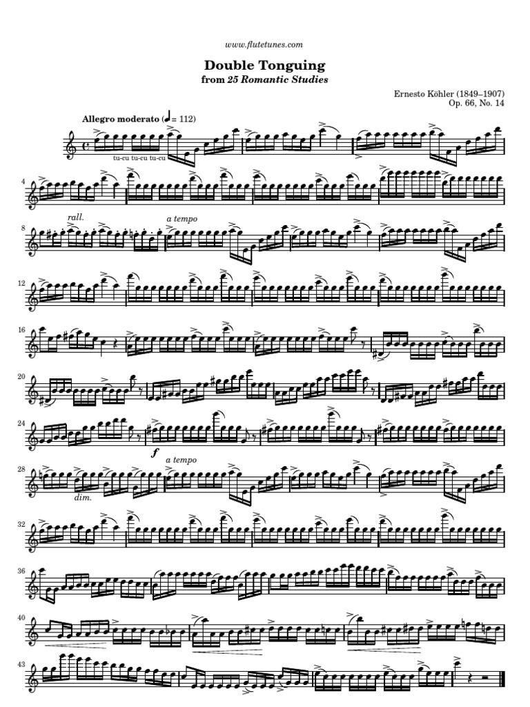 Double Tonguing | PDF