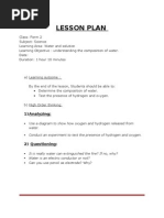 Lesson Plan 15 Minutes | PDF | Covalent Bond | Valence (Chemistry)