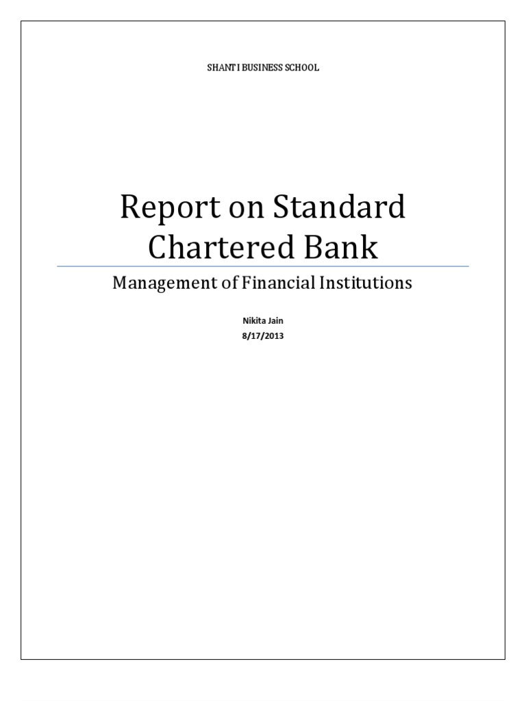 Standard Chartered Bank | Banks | Loans