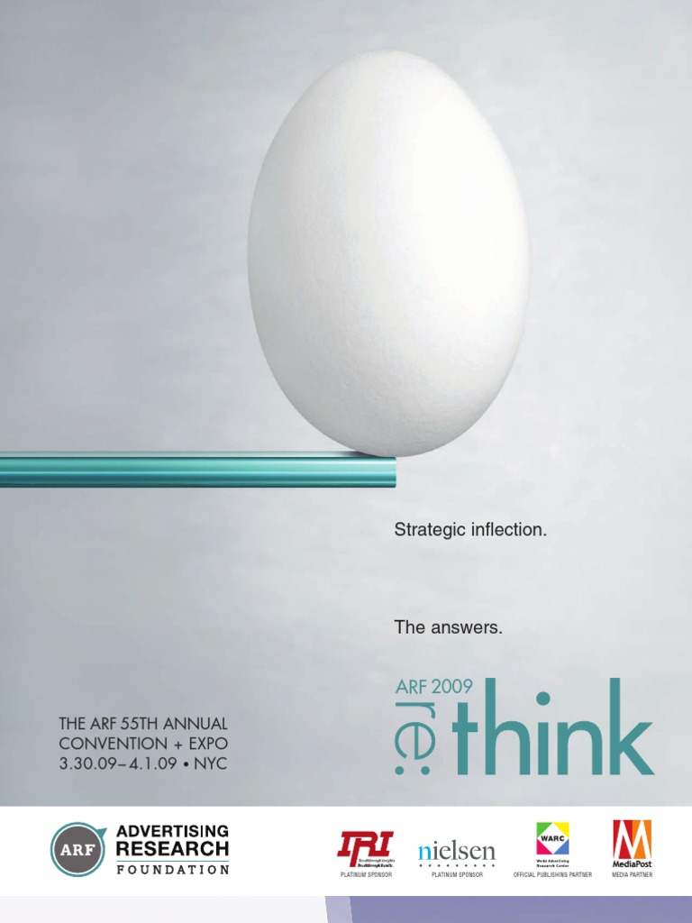 Rethink 09 Program Guide | PDF | Advertising | Innovation