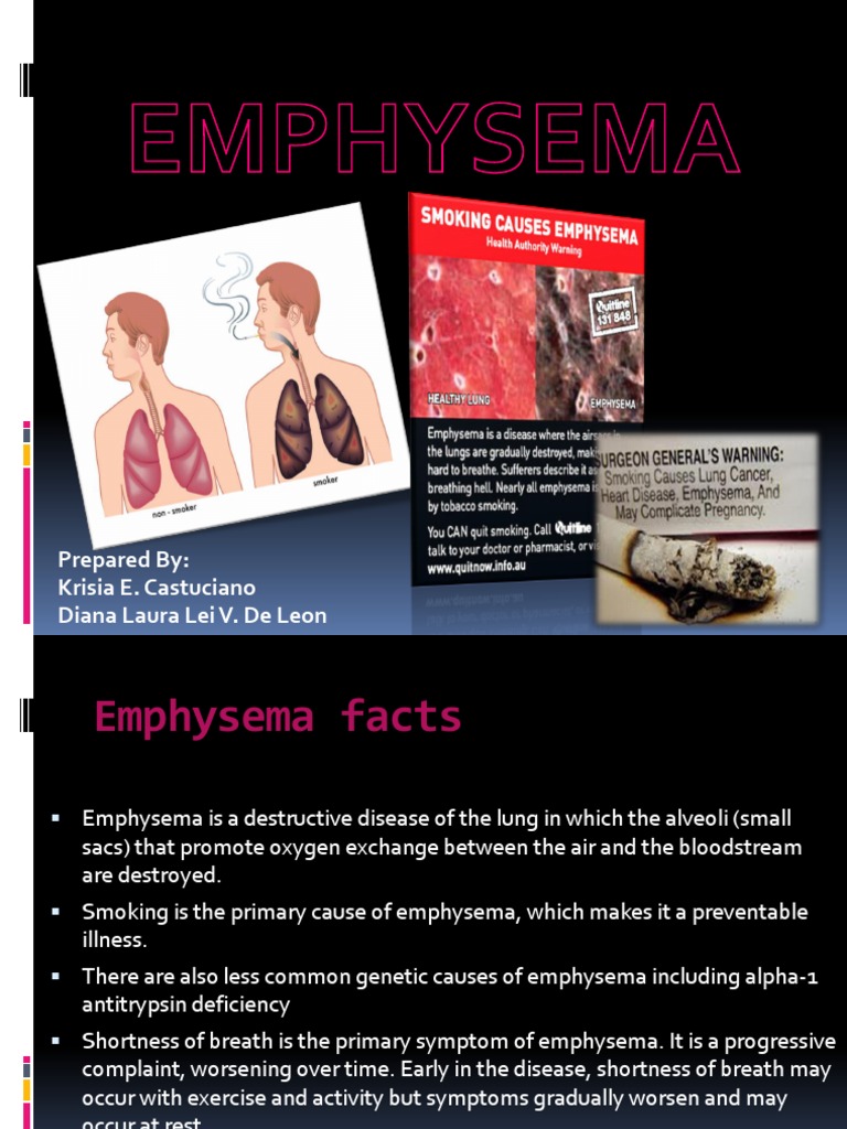 An In-Depth Review of Emphysema: Causes, Symptoms, Diagnosis, Treatment ...