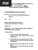 Burial Program Template Guide | PDF