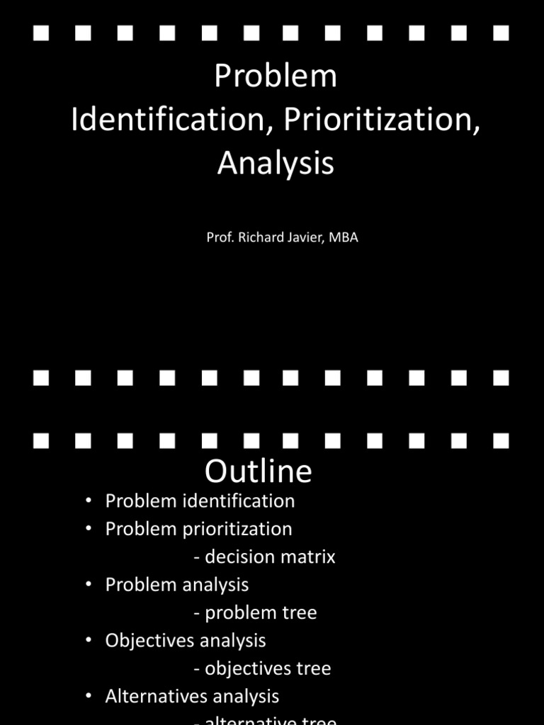 Problem Identification | PDF | Causality | Feasibility Study