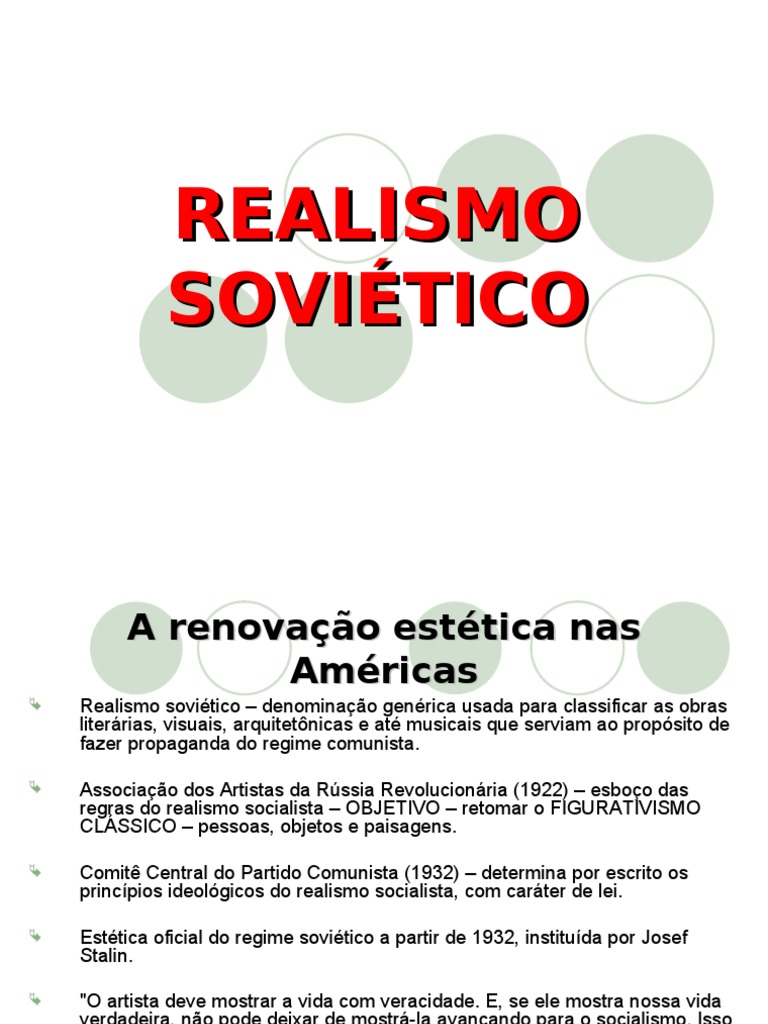 Realismo Soviético | PDF | Realismo (artes) | Joseph Stalin