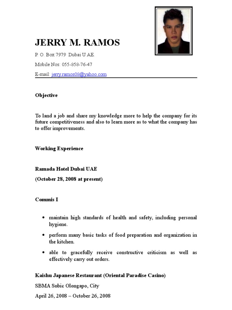 Jerry Resume | PDF