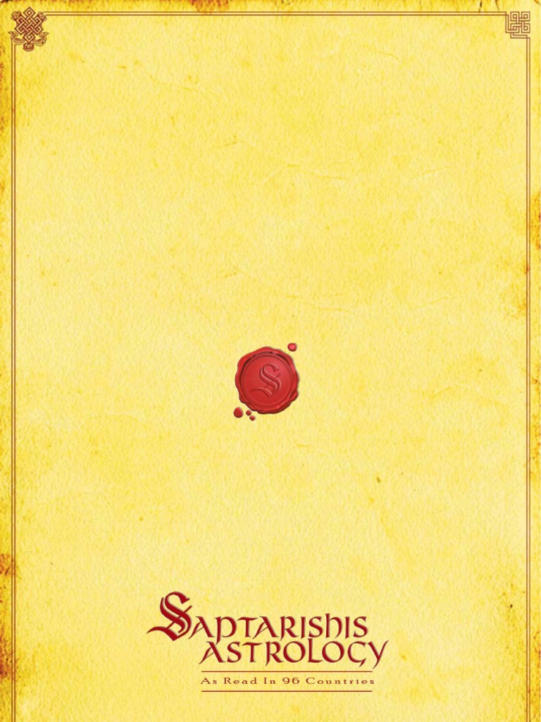 Saptarishis Astrology Vol.6, Part1 | PDF | Planets In Astrology | Science