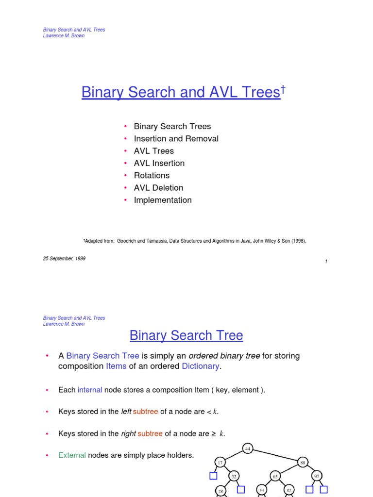 Binary Search And Avl Trees Pdf Theoretical Computer Science Algorithms And Data Structures 