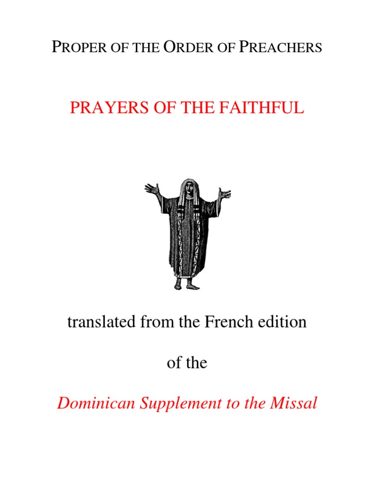 Prayers of The Faithful | PDF | Intercession | Prayer