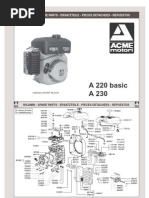 Acme ALN 330 WB Spare Parts Guide | PDF | Fuels | Chemical Energy Sources