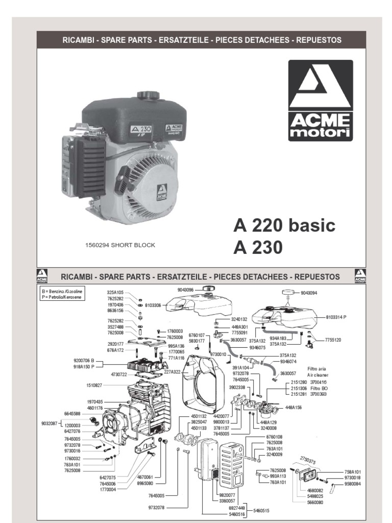 Acme A220 - A230 | PDF