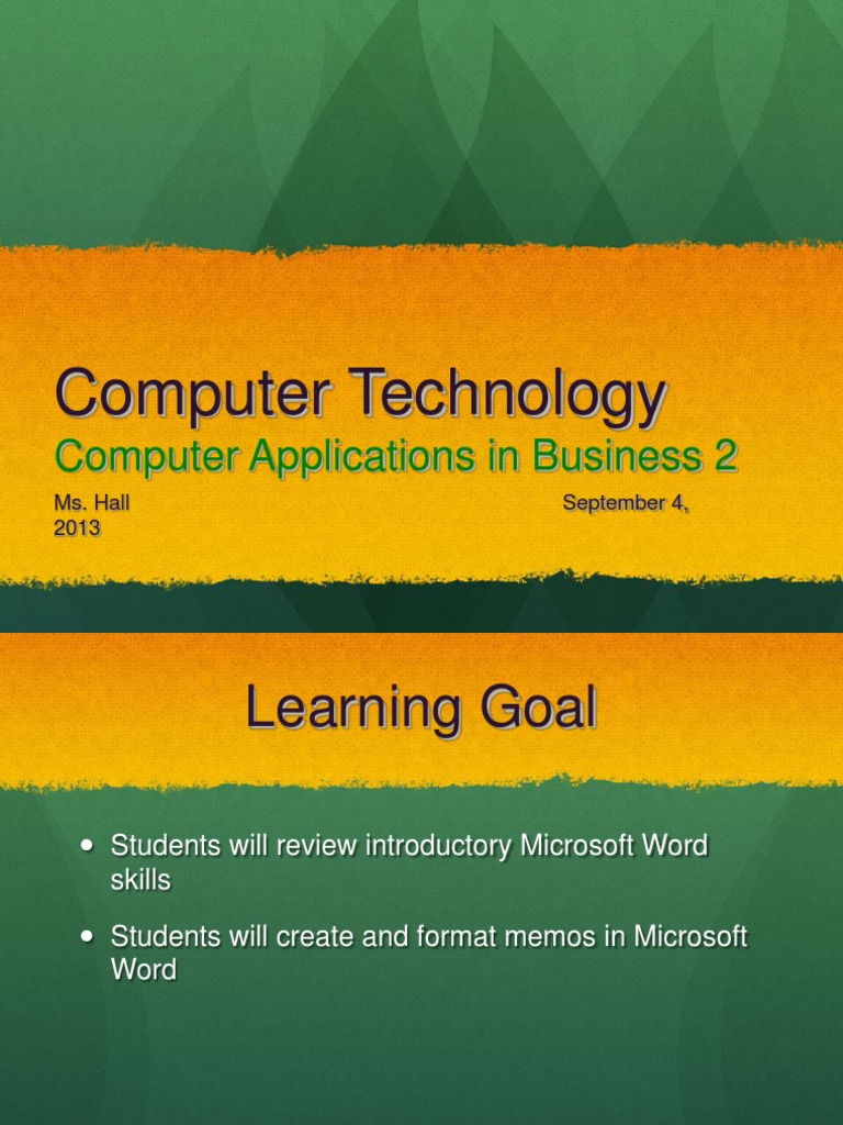 Memopart 1 | PDF | Memorandum | Microsoft Word