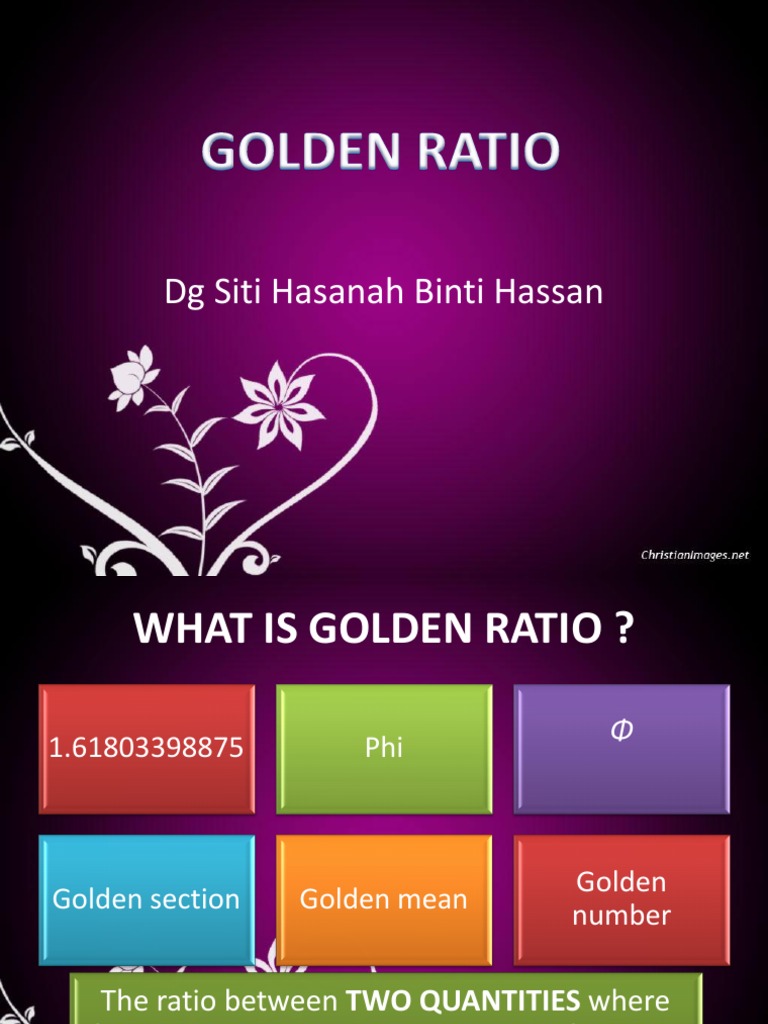 Golden Ratio | PDF | Teaching Methods & Materials