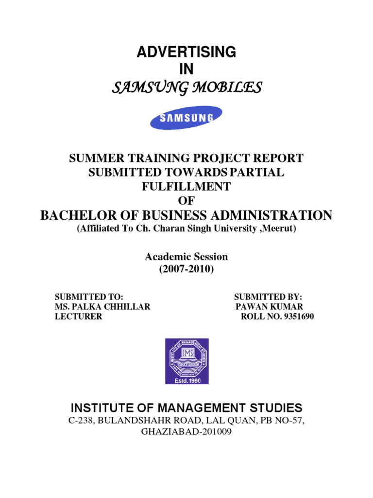 Samsung Mobiles | PDF | Survey Methodology | Samsung