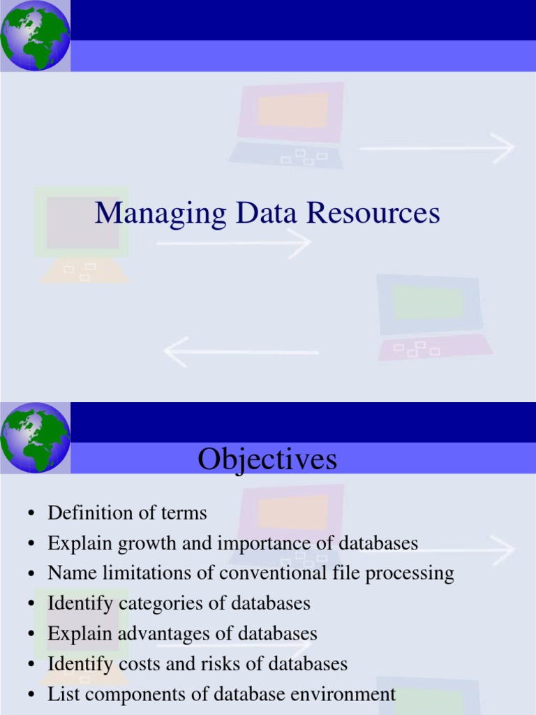 Bagian 1 Managing Data Resources | PDF | Relational Model | Databases