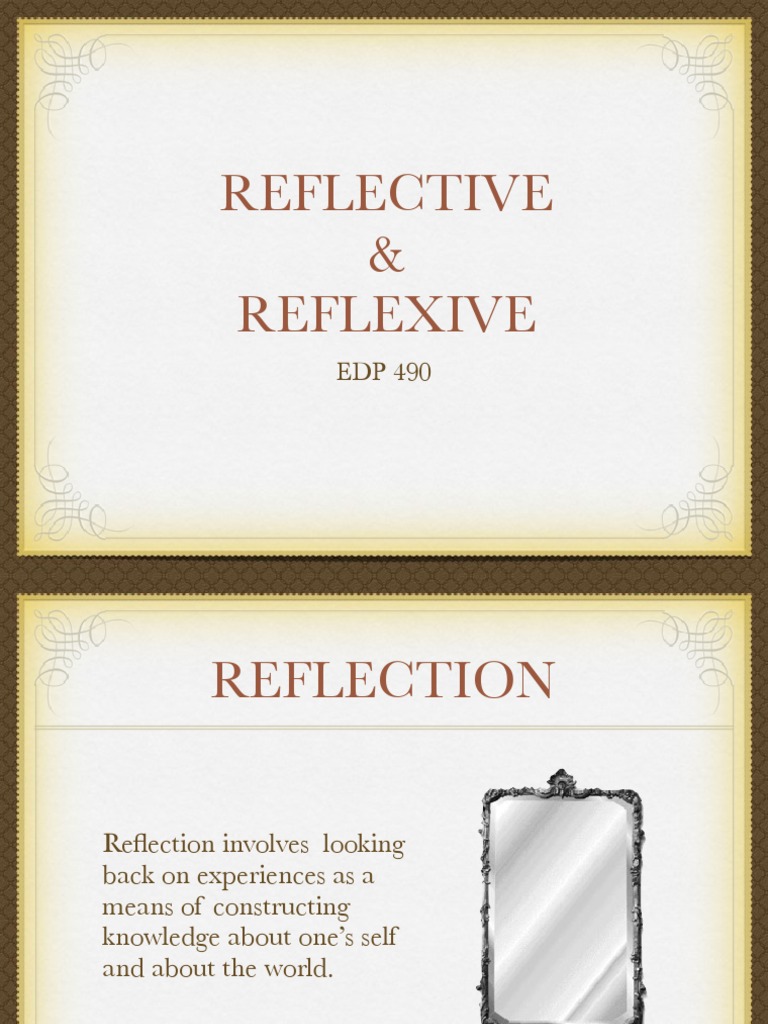 Reflexivity | Reflexivity (Social Theory) | Inquiry