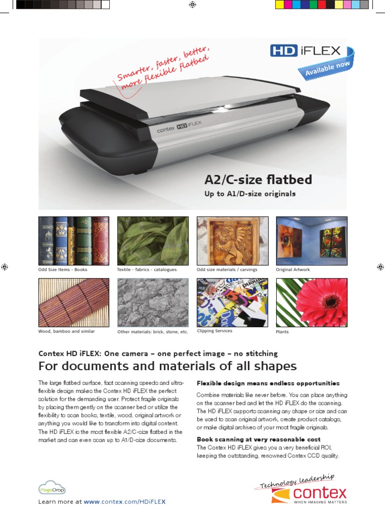 Contex HD iFLEX Datasheet | PDF | Image Scanner | Vision