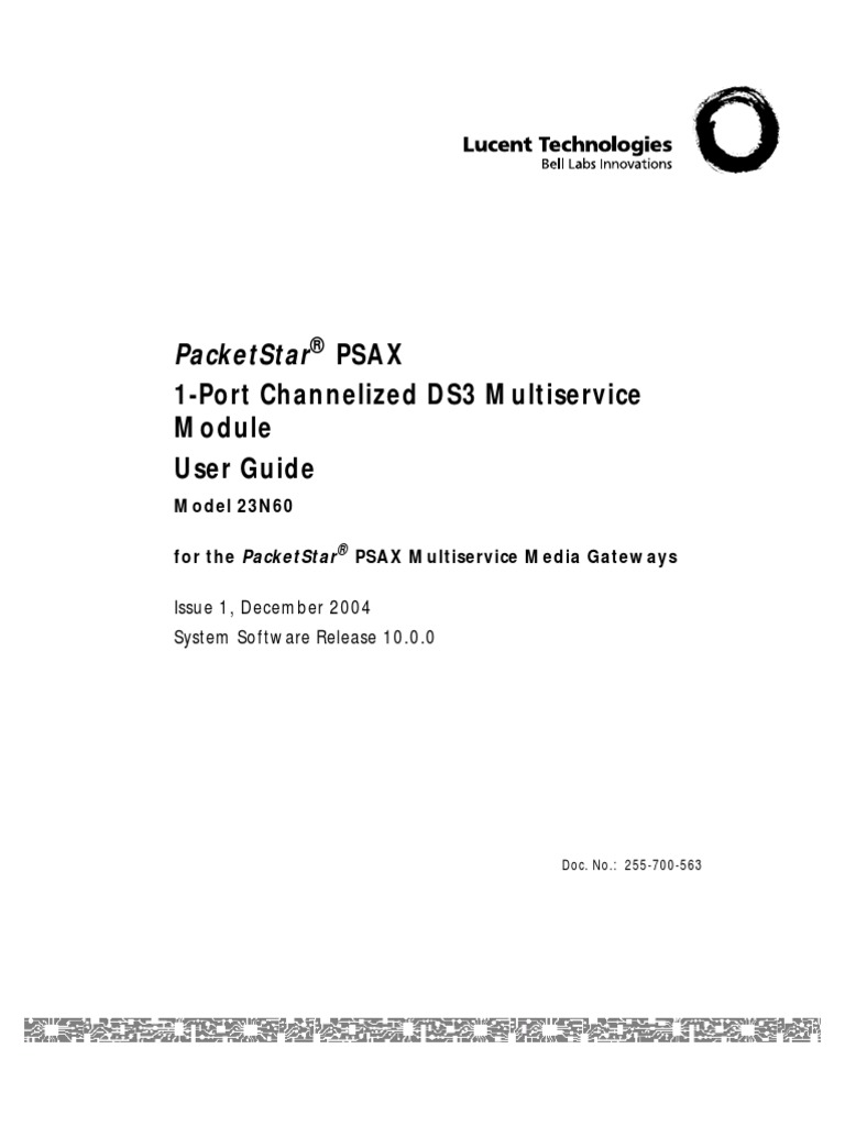 503M2A10003D1 ChDS3 MG | PDF | Asynchronous Transfer Mode | Command ...