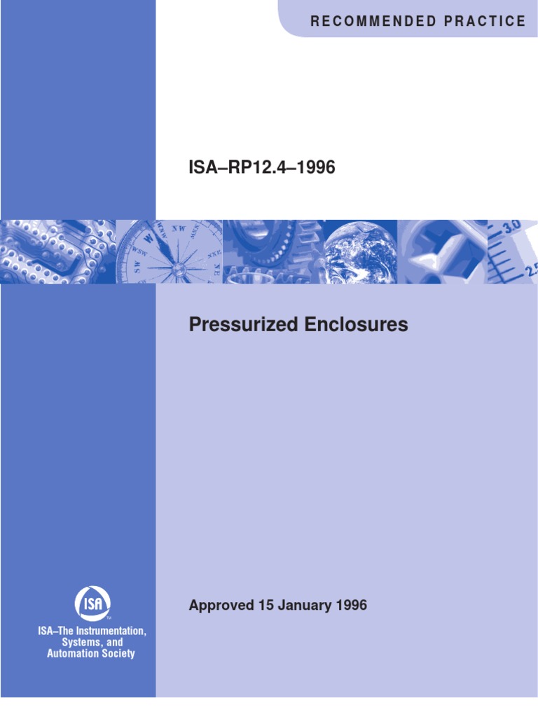 RP - 124 Pressurized Enclosure | PDF | Duct (Flow) | Pipe (Fluid ...