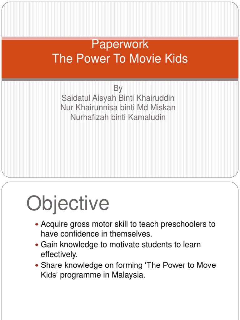 Paperwork The Power To Movie Kids | PDF | Malaysia