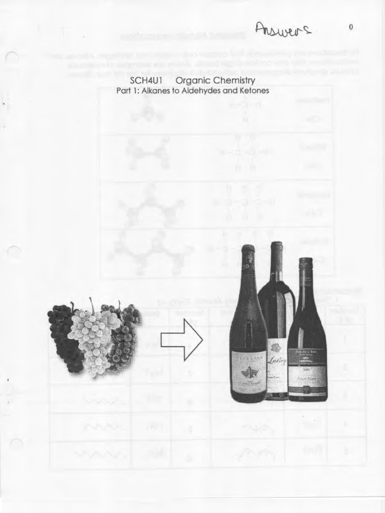 p1 Alkanes To Aldehydes and Ketones | PDF | Ether | Alkene
