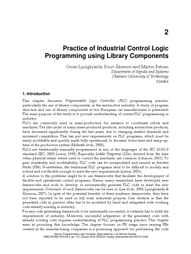 InTech-Practice of Industrial Control Logic Programming Using Library ...