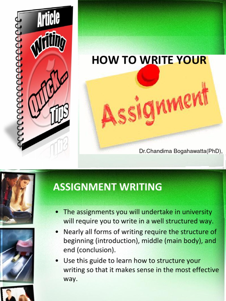How To Write An Assignment | PDF | Citation | Essays