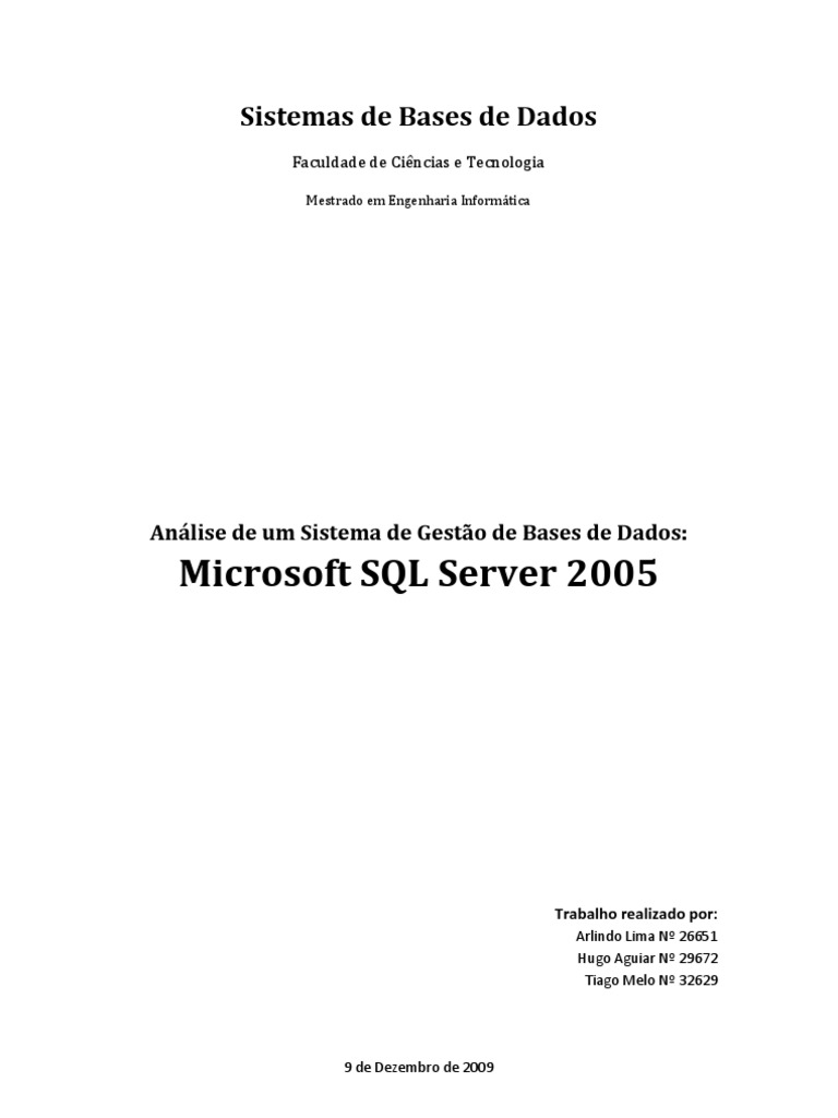 Ms SQL Server | PDF