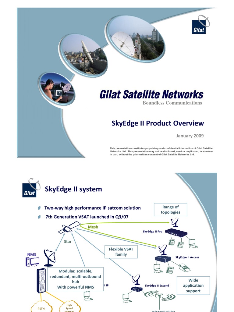 Vsat SkyEdge II Product Presentation CENSIPAM Fev 2010 PDF | PDF ...