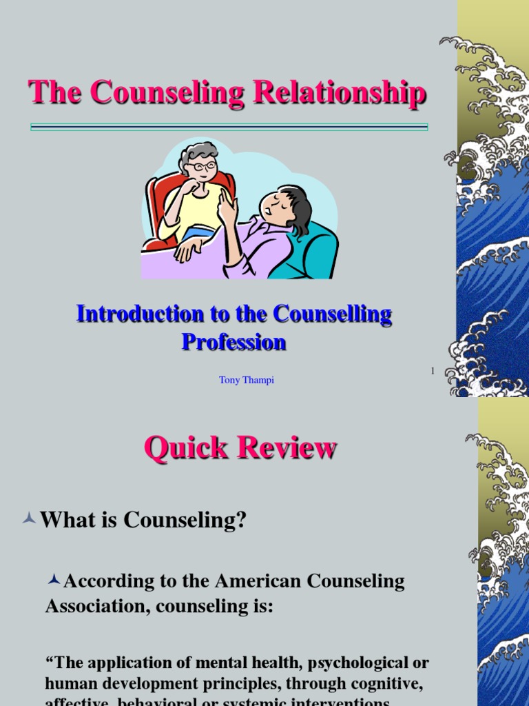 Counseling Principles | PDF | Psychotherapy | School Counselor