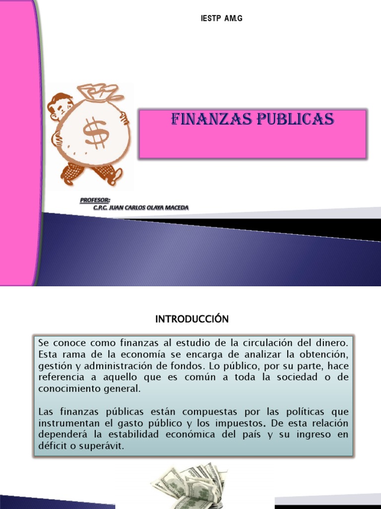 Principios Finanzas Publicas | PDF | Impuestos | Presupuesto