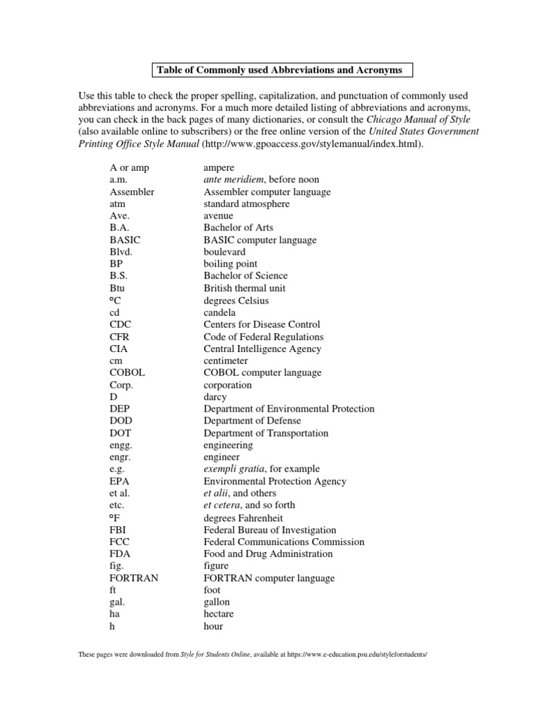 Printing Office Style Manual (HTTP://WWW - Gpoaccess.gov/stylemanual ...