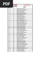 Staff Names and ID Numbers List | PDF