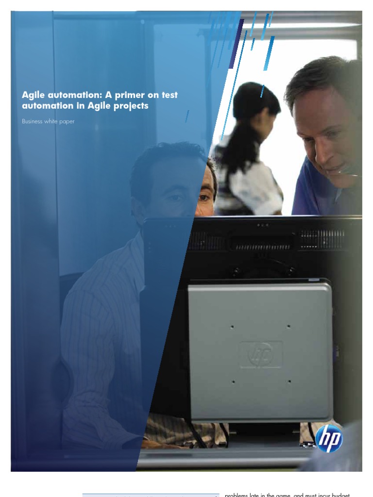 Agile Automation A Primer On Test Automation In Agile Projects Pdf Agile Software