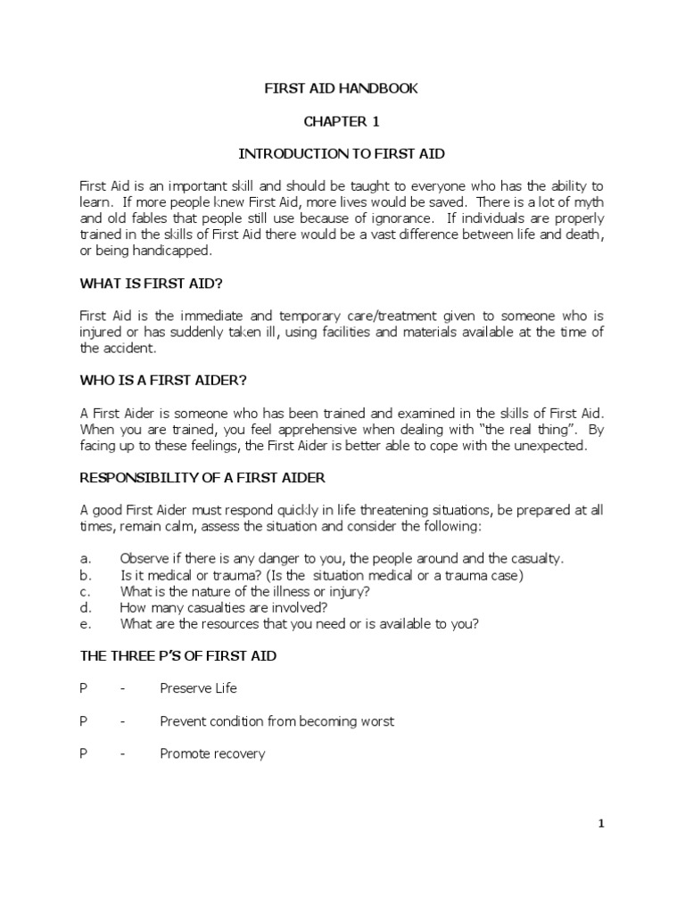 First Aid Manual | PDF | Angina Pectoris | Coronary Artery Disease