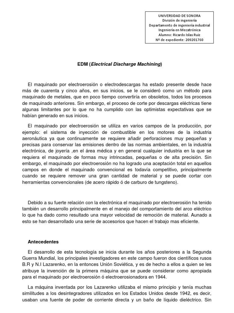 EDM | PDF | Electricidad | Electromagnetismo
