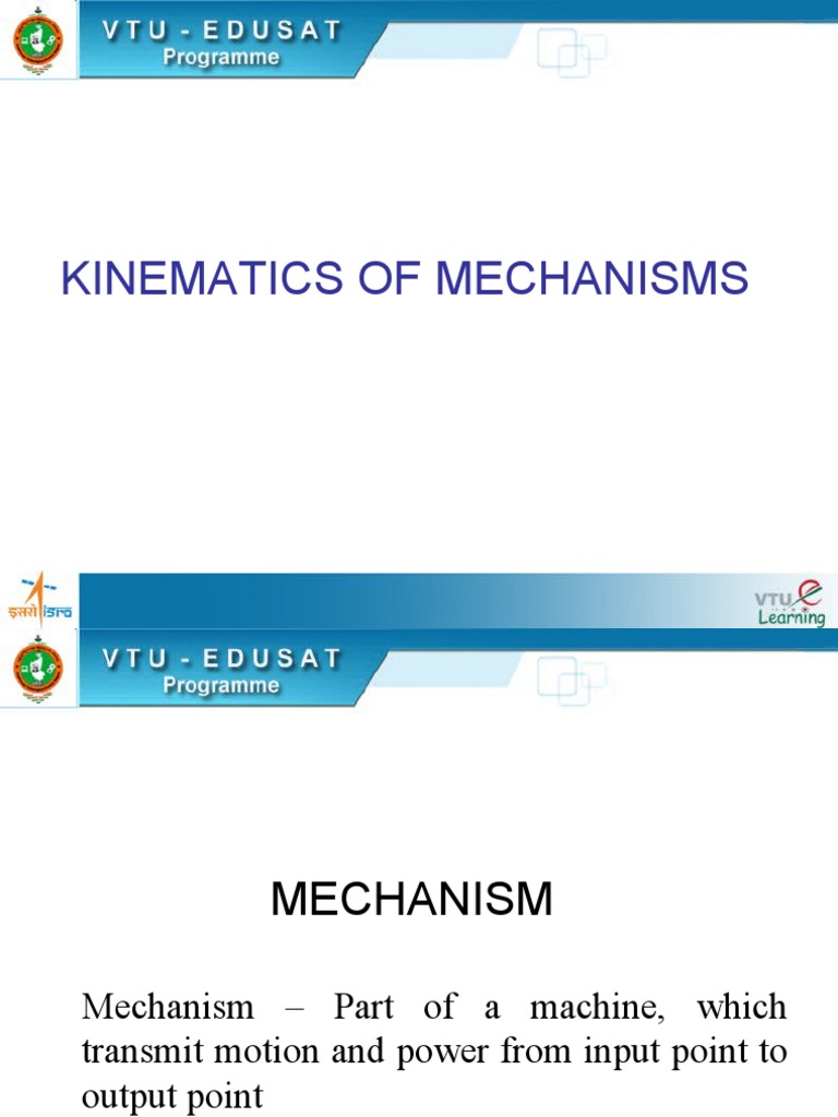 Mechanism 1 | PDF | Kinematics | Euclidean Geometry