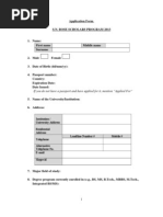 IHS Application Form 2024 | PDF
