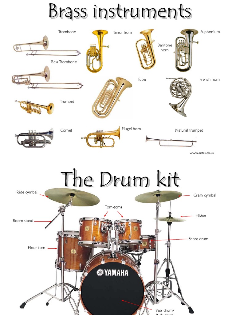 Musical Instruments & Notation Guide | PDF