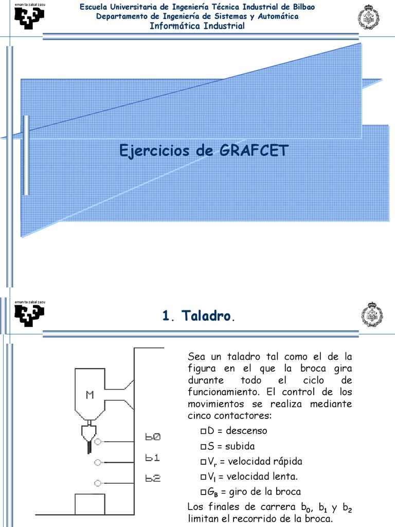 Ejercicios de Grafcet PDF | PDF | Semáforo | Bomba