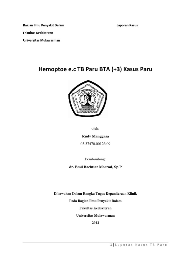 Lapsus TB | PDF | Pengembangan Diri