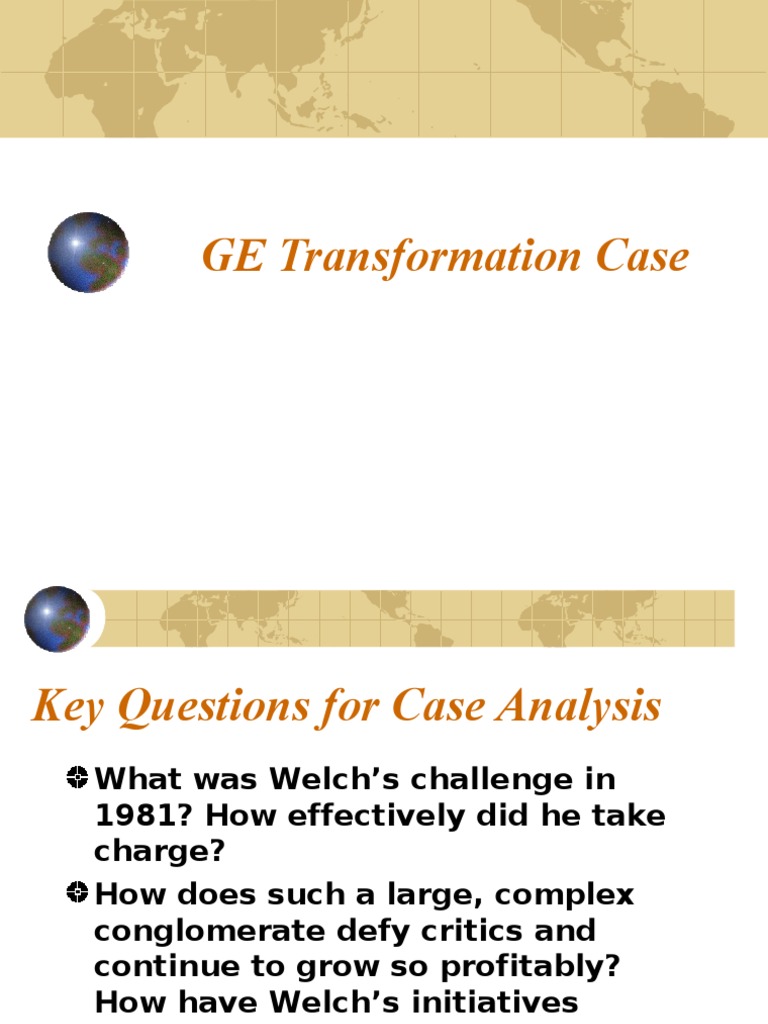 GE Case Analysis | PDF | System | Business