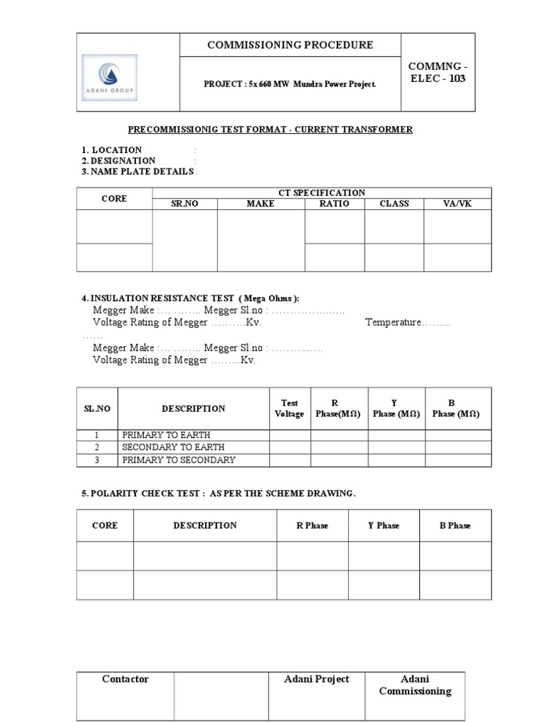 Commng-Elec-103 CT Test Format | PDF