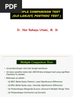 Uji Duncan Multiple Range Test (DMRT) PDF | PDF